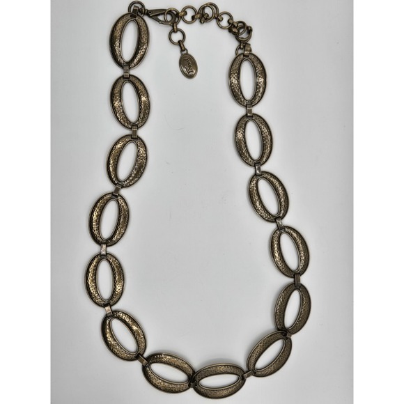 Fossil | Accessories | Fossil Belt Chain Loop Hammered Bronze Brushed ...